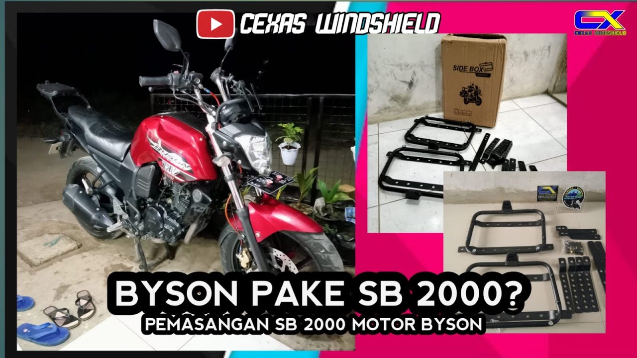 pemasangan Breket Side box 2000 di motor yamaha byson (Motortouring ...