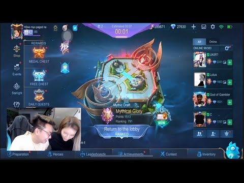 H2wo and Mika first time mag face cam duo live sa ML #Miwo - YouTube