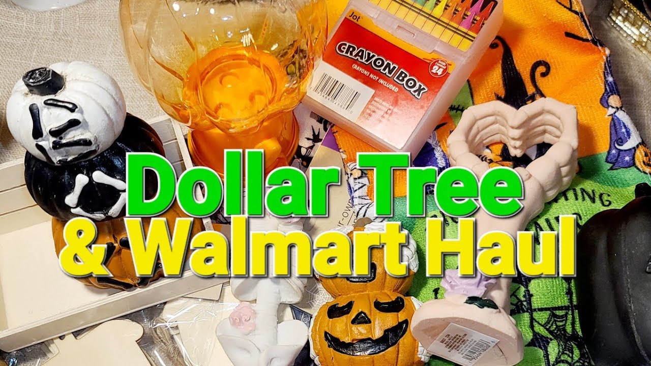 Dollar Tree & Walmart Haul - YouTube