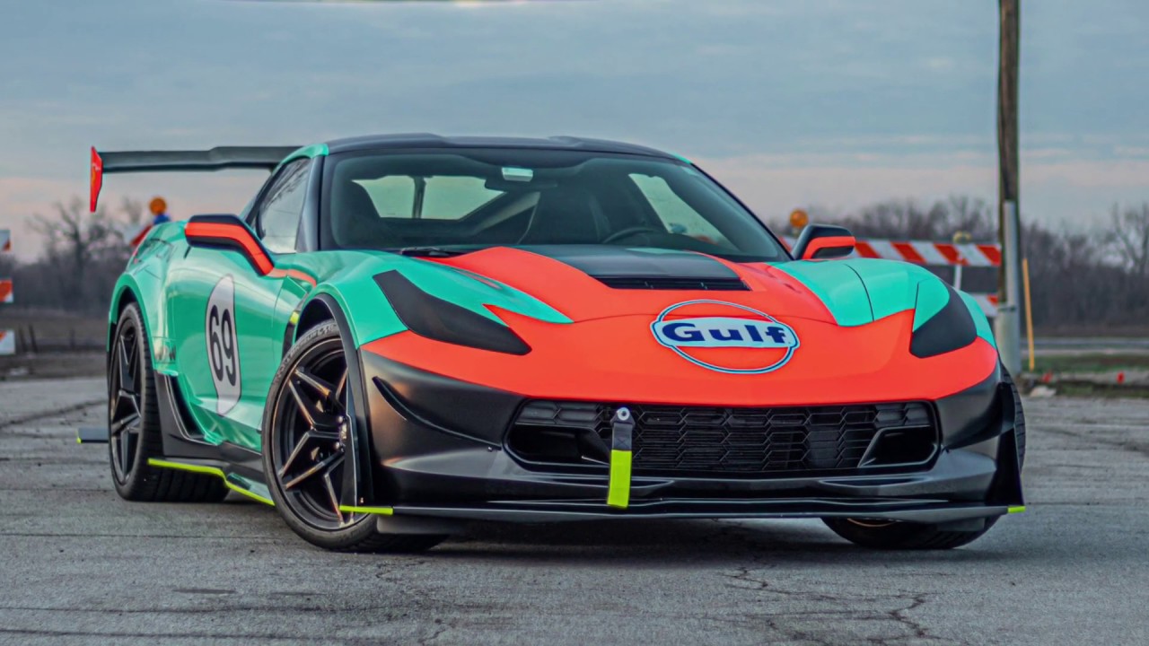 C7 Corvette Gulf Livery is Finished!!! - YouTube