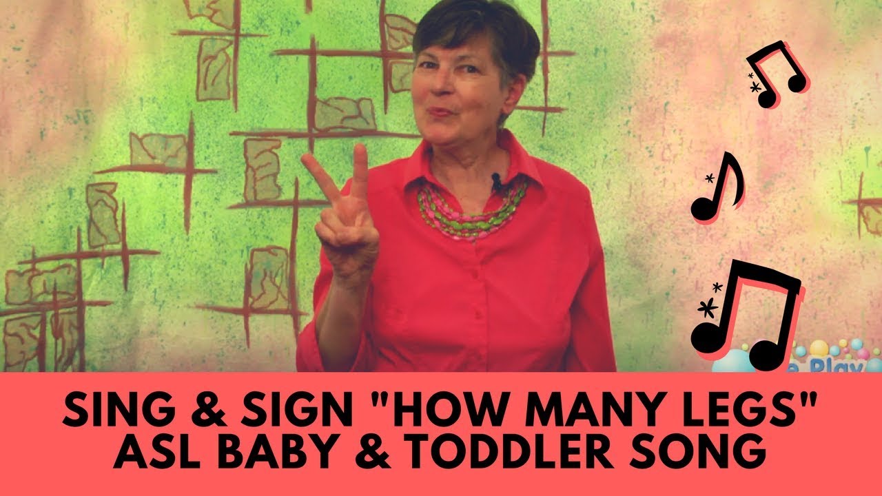 Sing and Sign How Many Legs | ASL Baby and Toddler Song - YouTube