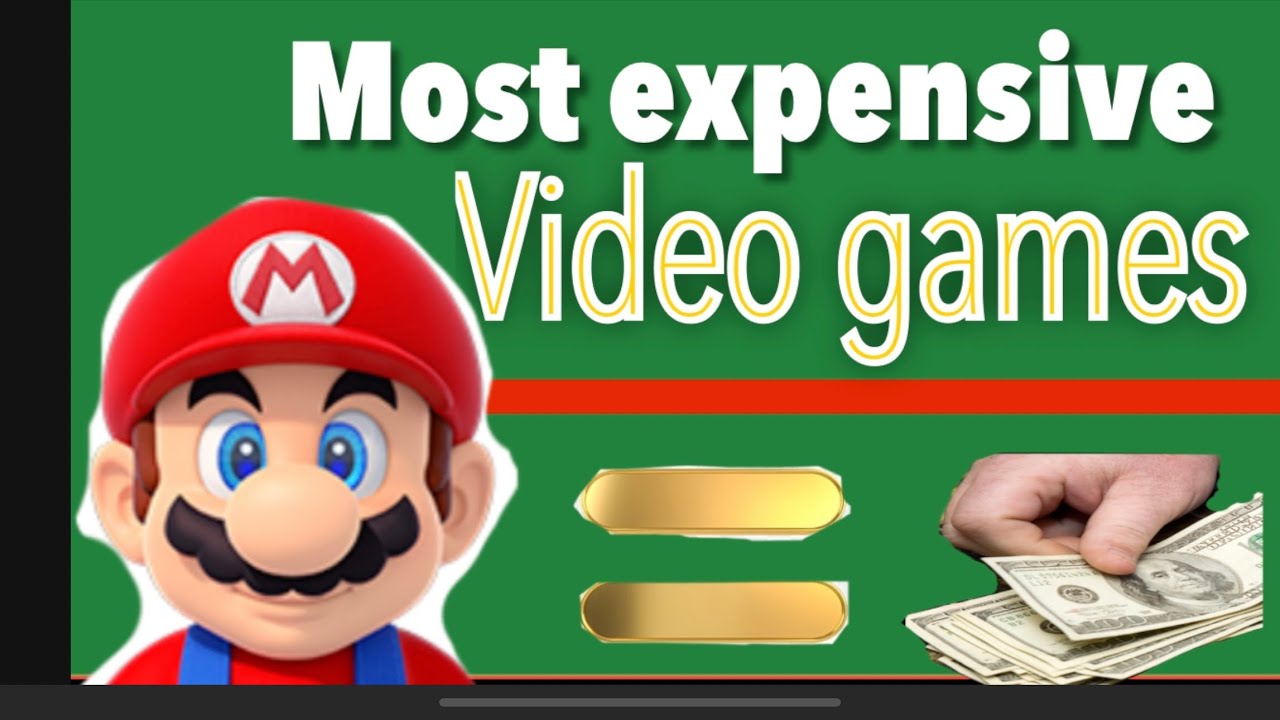 Most expensive video games - YouTube