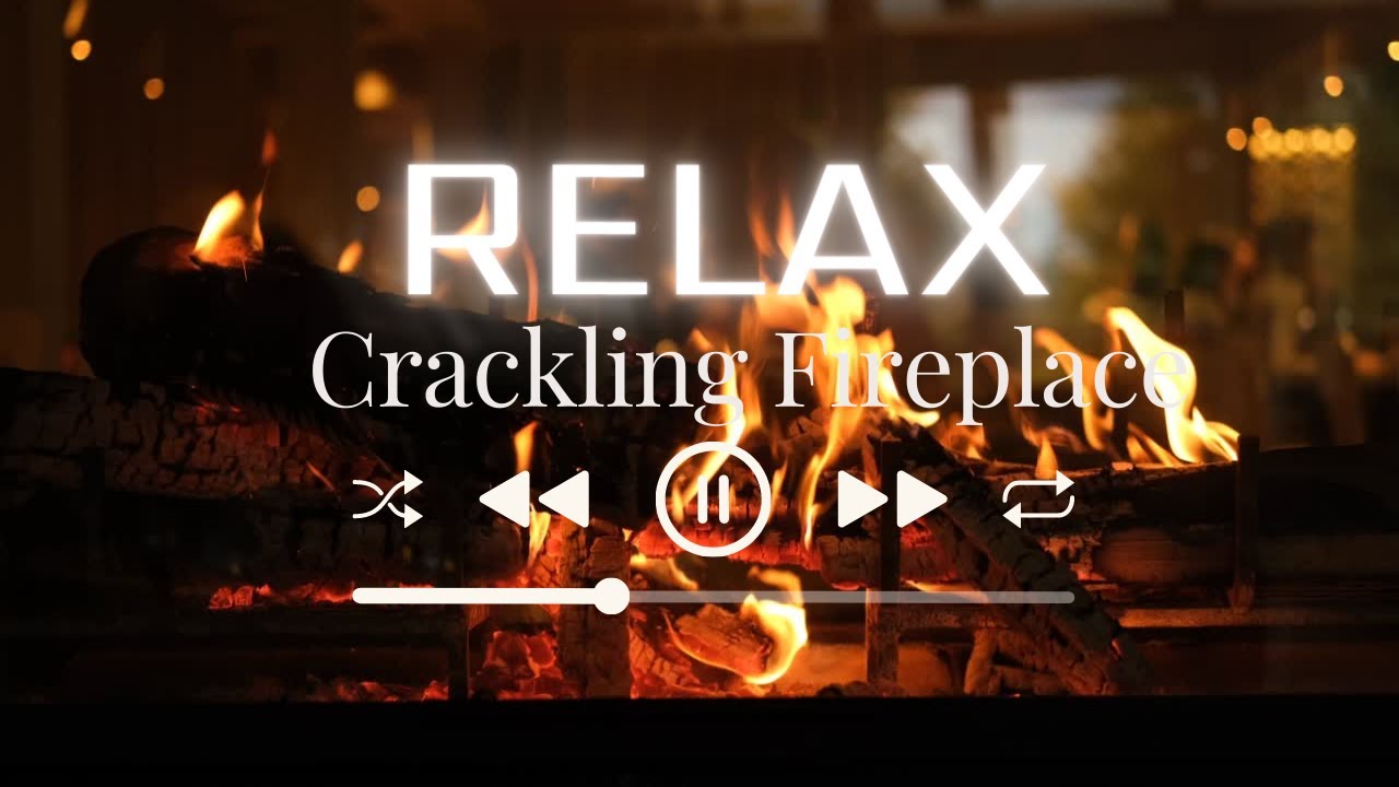Crackling Fireplace Relaxing Music, Sleep Music & Piano Music for Deep ...