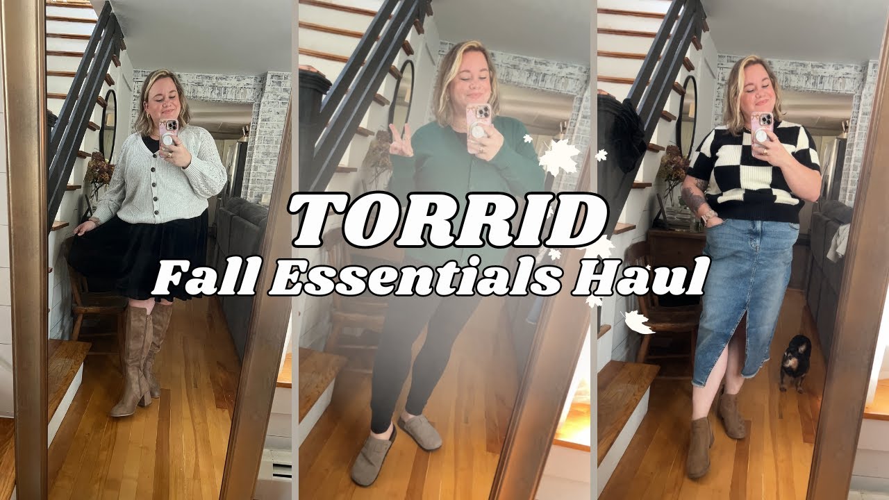 Torrid Fall Haul | Plus Size Cothing Haul | Try on Haul | Fall Lookbook ...