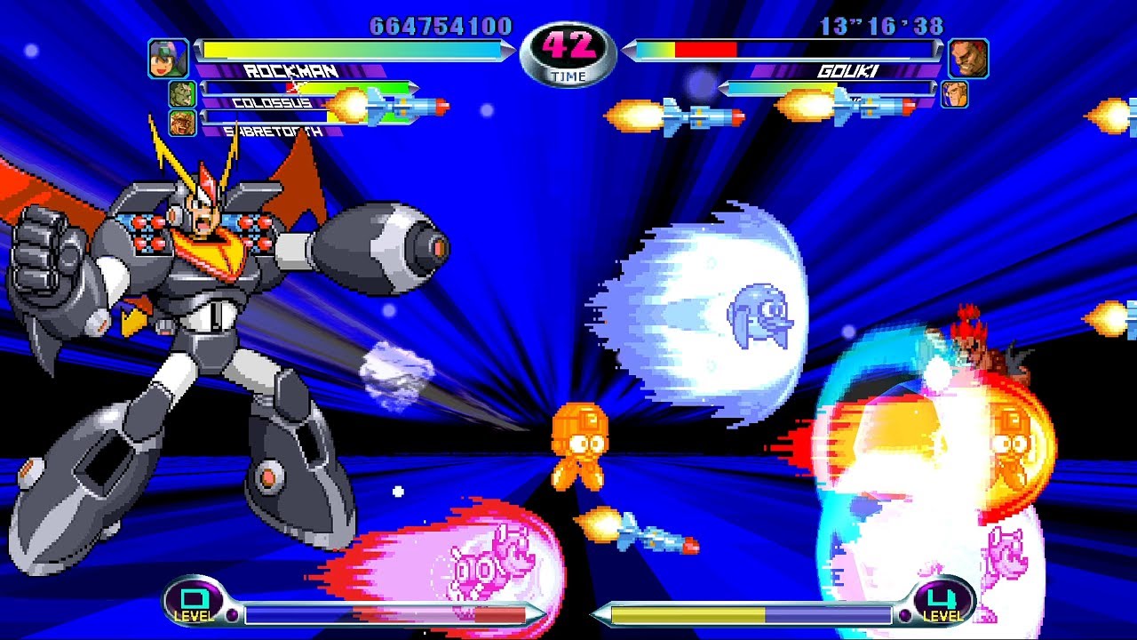 1451: Marvel vs. Capcom 2 \\ Dreamcast \\ Sabretooth, Rockman, Colossus ...