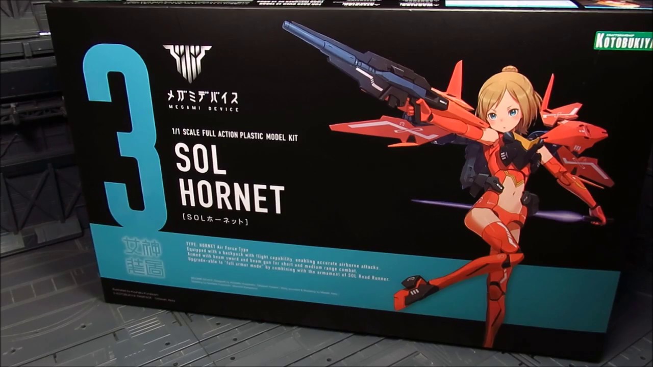 Megami Device #3: Sol Hornet Kit Review - YouTube