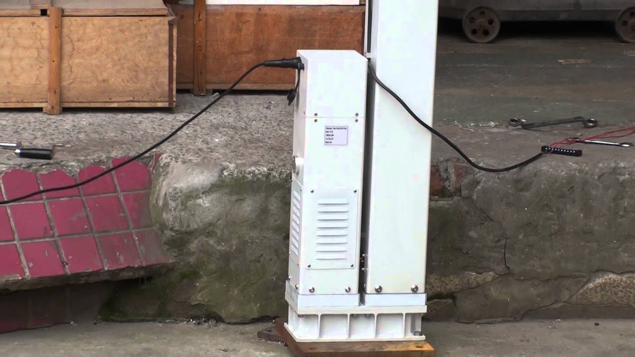 Electro screw mechanical mast - YouTube