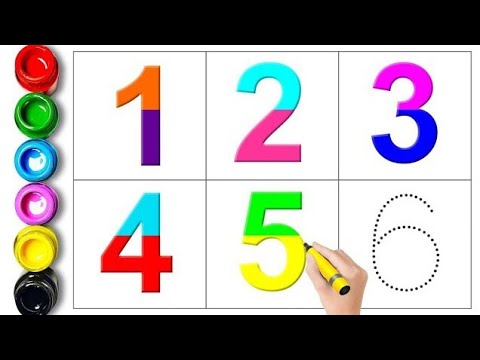 123 Numbers | 1234 Number Names | 1 To 36 Numbers Song | 12345 learning for kids | Counting ...