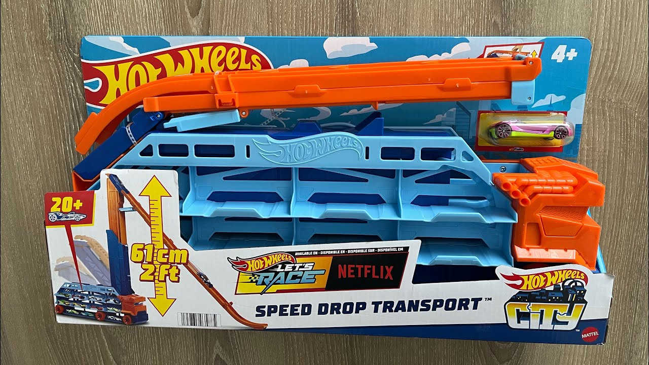 Hotwheels speed drop transport 🏎️ hotwheels cıty 🎁 asmr #unboxing # ...