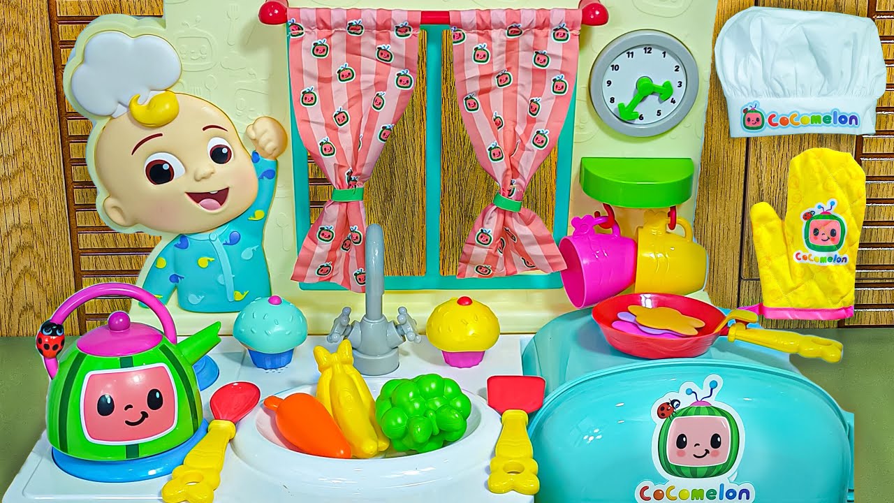 Satisfying with Unboxing Kitchen Cooking Toys, Doctor Set , Food Set ...