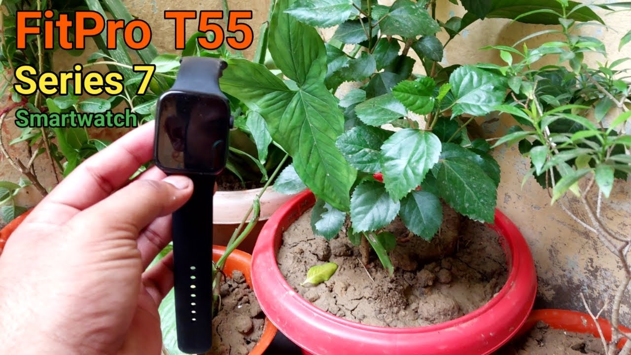 Fitpro T55 watch series 7 smartwatch detail review - YouTube
