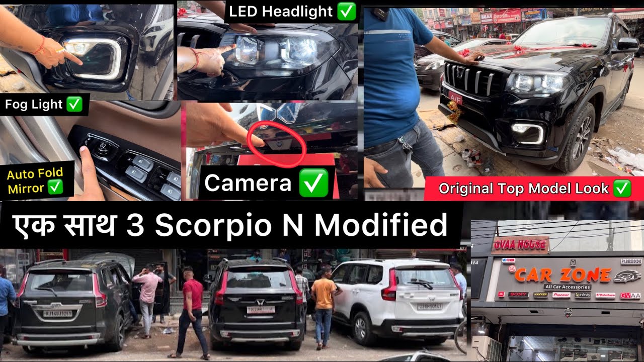 3 Mahindra Scorpio N Modified With Genuine Mahindra Accessories 🔥 ...