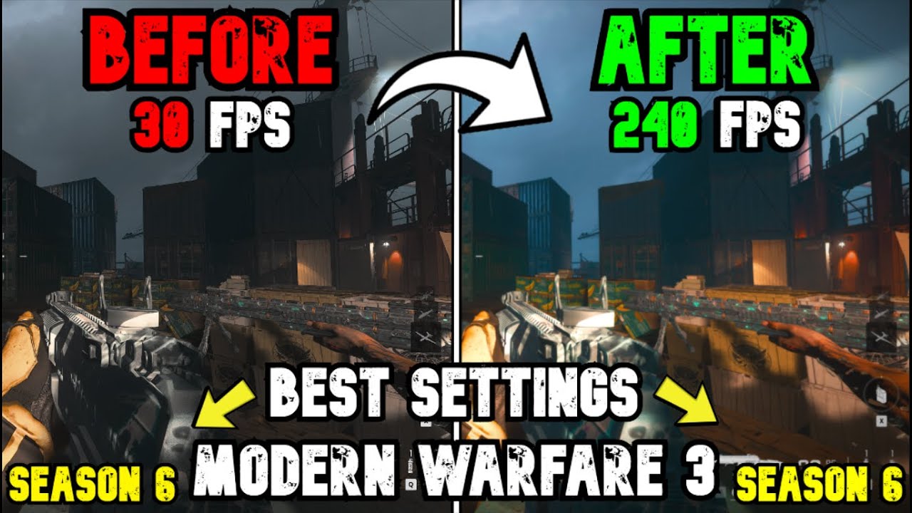 Best PC Settings for COD Modern Warfare 3 SEASON 6 - (Optimize FPS ...