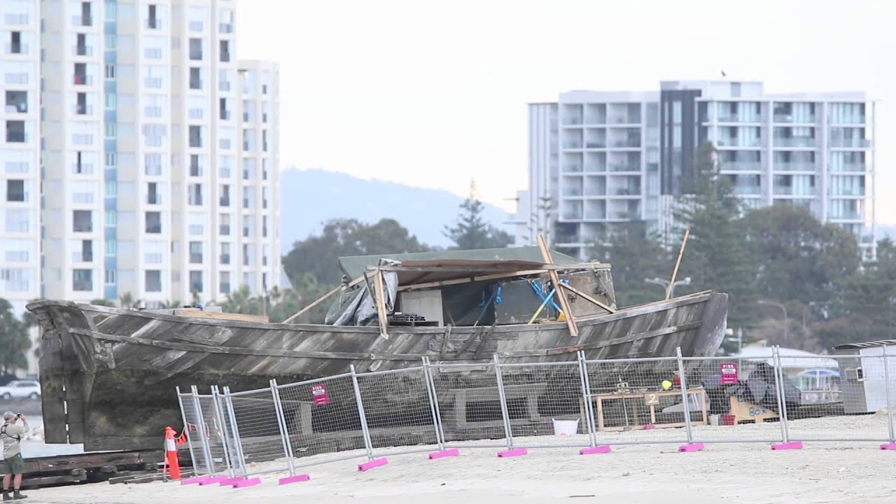 Johnny Depp's ship the Dying Gull Launch testing 25 June 2015 see ...
