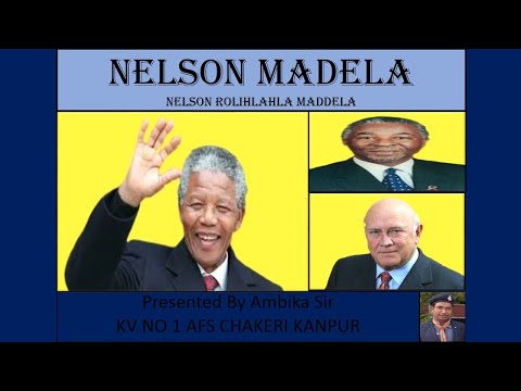 NELSON MANDELA Part 1 Class 10  (VS-37)