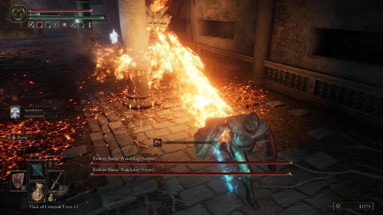 ELDEN RING Erdtree Burial Watchdog Duo Boss Fight - YouTube