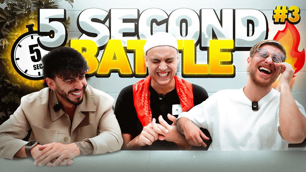 5 SECOND BATTLE #3 | L'EPISODIO PIÚ IGNORANTE IN ASSOLUTO - Awed, Riccardo Dose e Dadda - YouTube