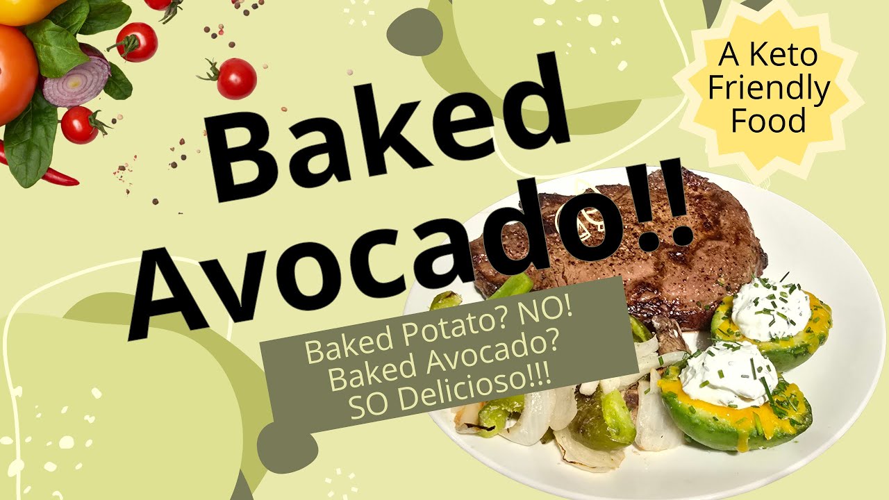 MAKE THIS homemade BAKED AVOCADO!!! | Move over baked potato!!! - YouTube