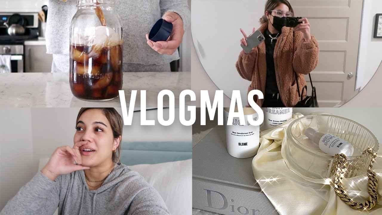 VLOGMAS DAY 1 | CAREER UPDATE + HEALTHY GROCERY HAUL + COOKING W/ CHEF ...