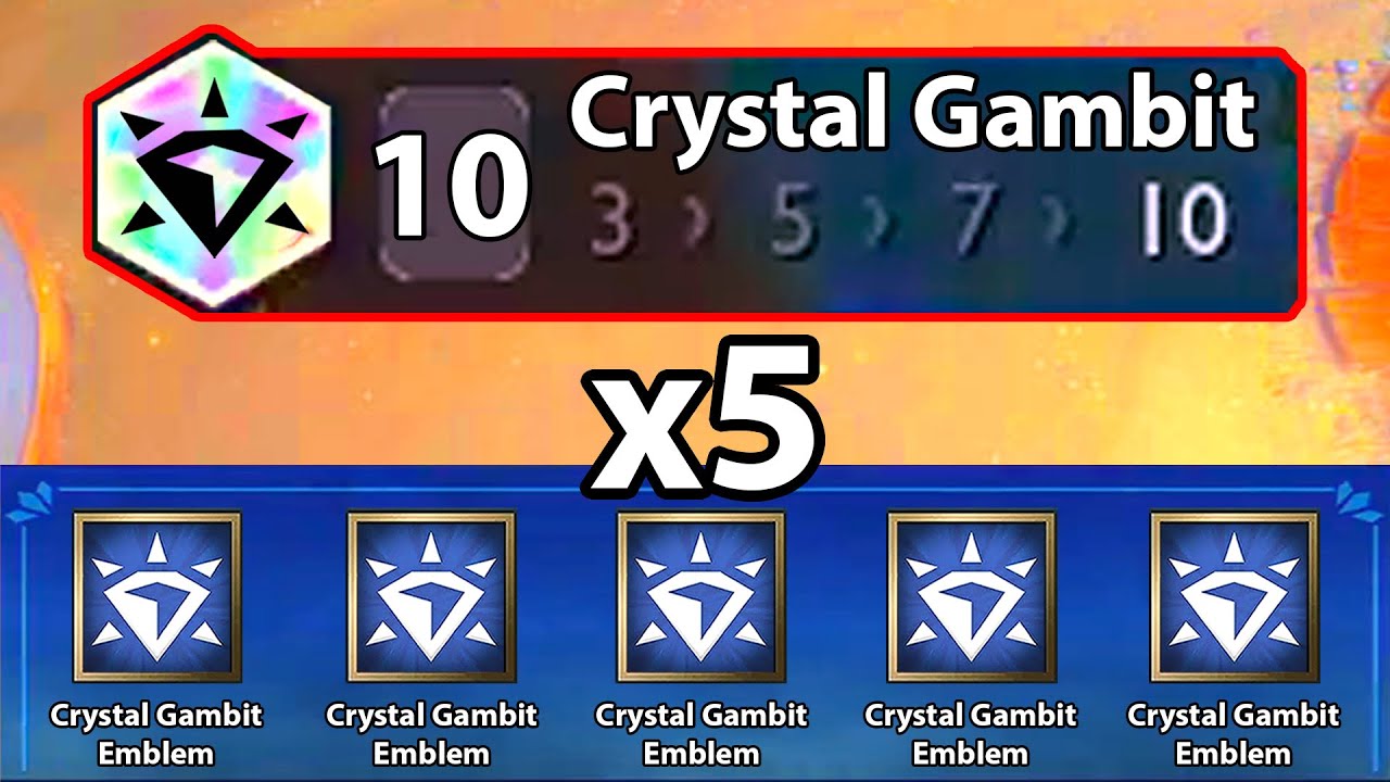 " x5 Crystal Gambit Emblem " Cash out !!! - YouTube