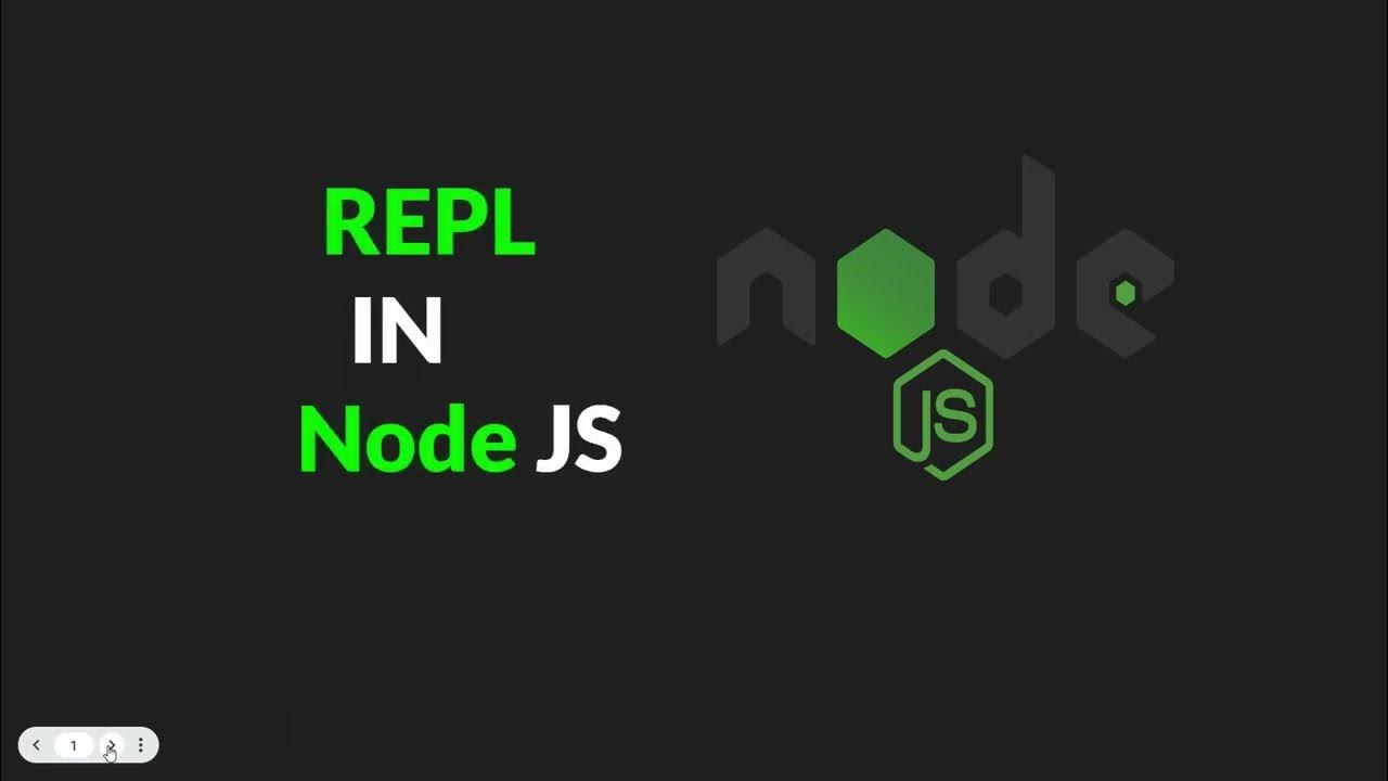 "Node.js Basics: Getting Started with the REPL - YouTube