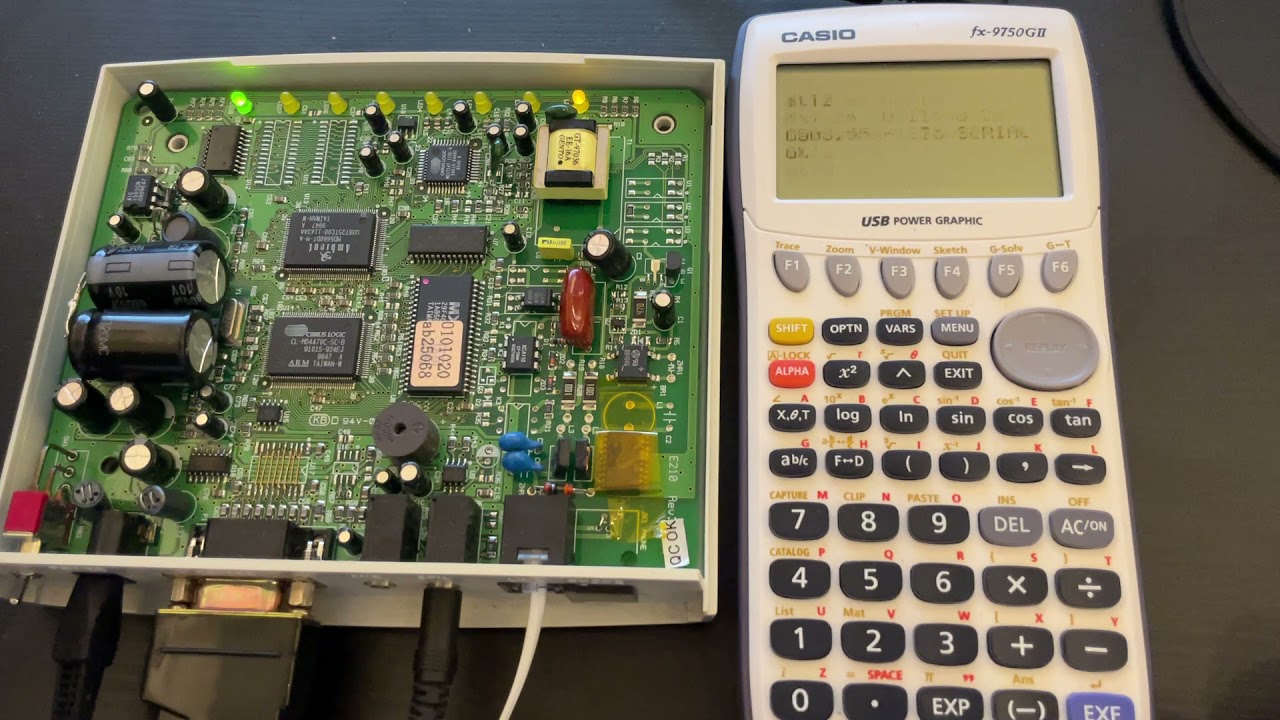 fxTerm - Serial terminal for Casio fx-Calculators - Dialing with a ...