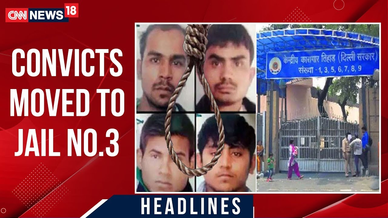 Nirbhaya Convicts Shifted To Jail Number 3 Where Hanging Is Set To Take ...