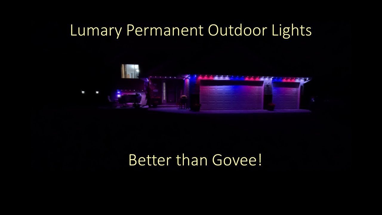 Lumary Permanent Outdoor Lights - YouTube