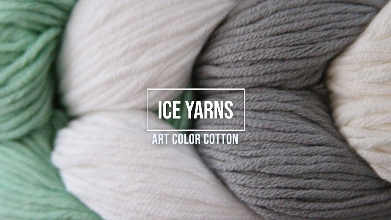 Ice Yarns Art Color Cotton Yarn Review - YouTube