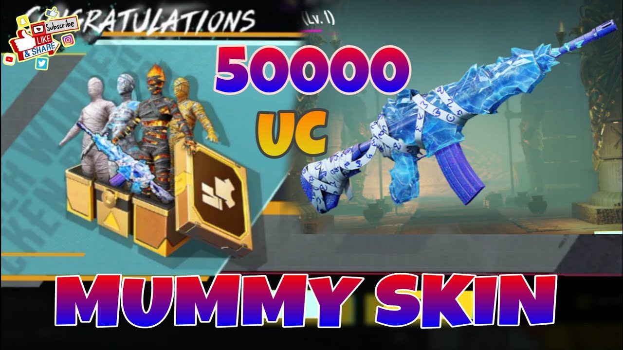 NEW M416 NEW MUMMY SET GUN 50000UC MAX OUT AND CREATE OPENING 💕 - YouTube