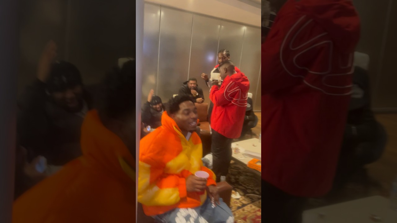 Popping Shhh with Meek Mill & Blac Youngsta Backstage at 42Dugg Comcert ...