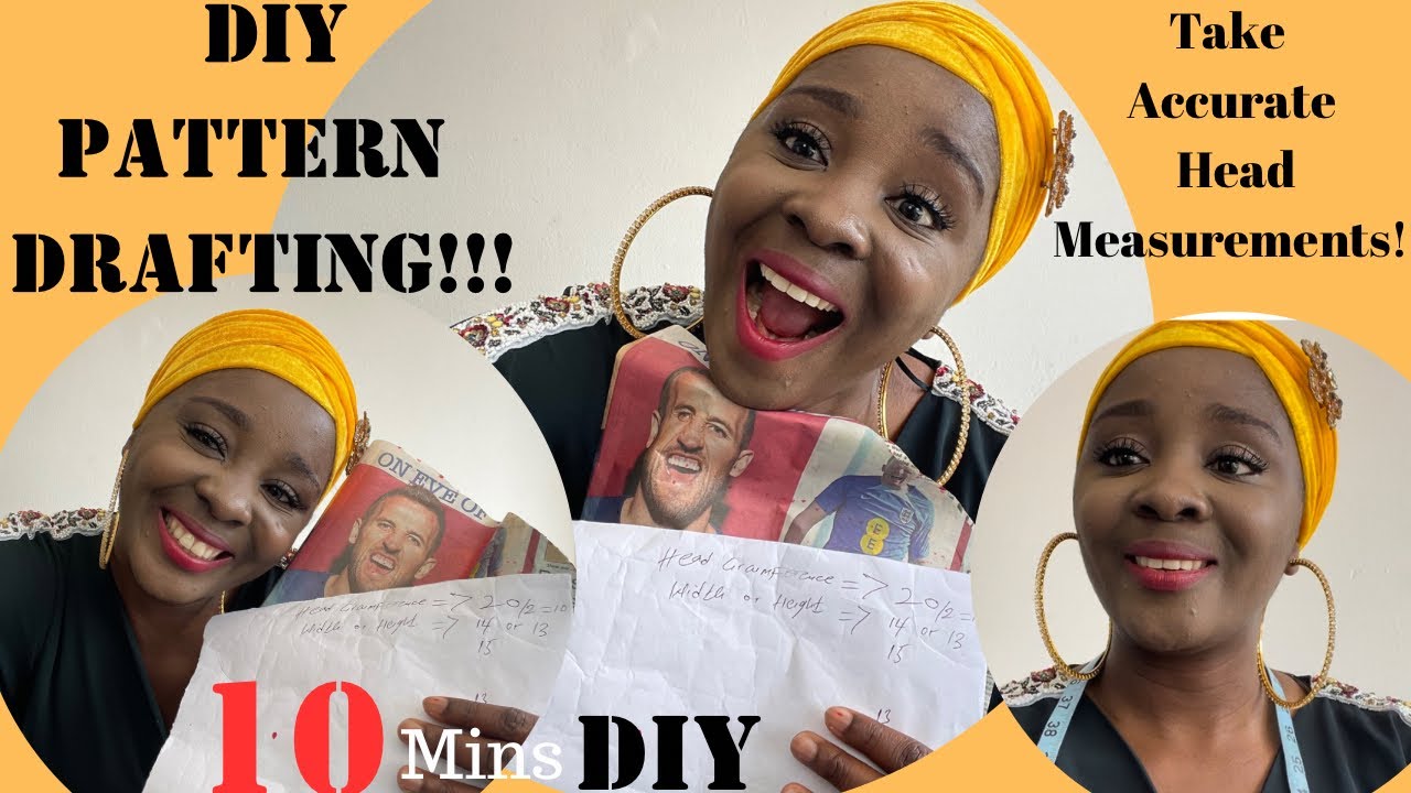 DIY PATTERN DRAFTING | LEARN HOW TO TAKE ACCURATE HEAD MEASUREMENTS FOR ...