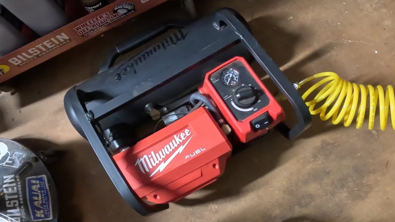 Milwaukee M18 Fuel 2 Gal. Portable Cordless Air Compressor Quick Review ...