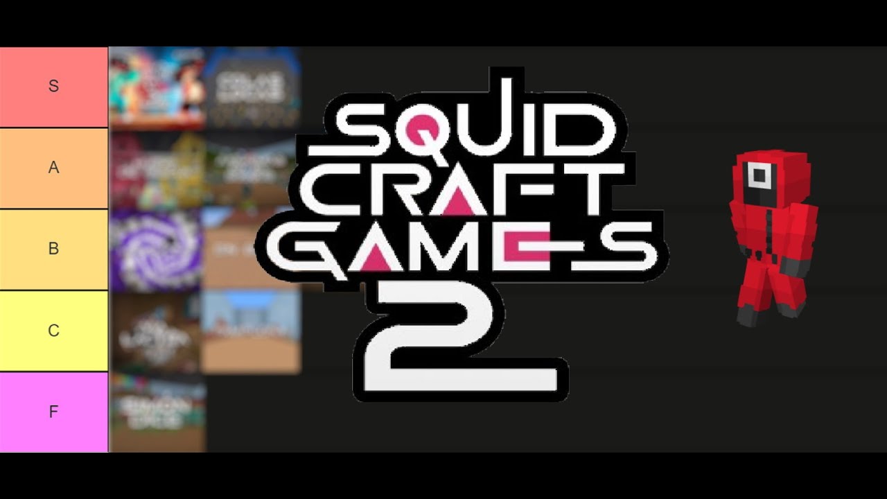 TIER LIST de TODAS las Pruebas de SQUID CRAFT GAMES 2! - YouTube