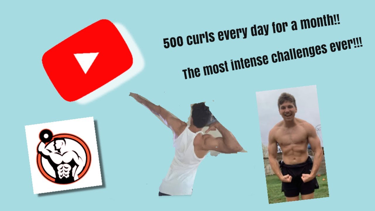I Do 500 Bicep Curls Every Day For 30 Days - YouTube