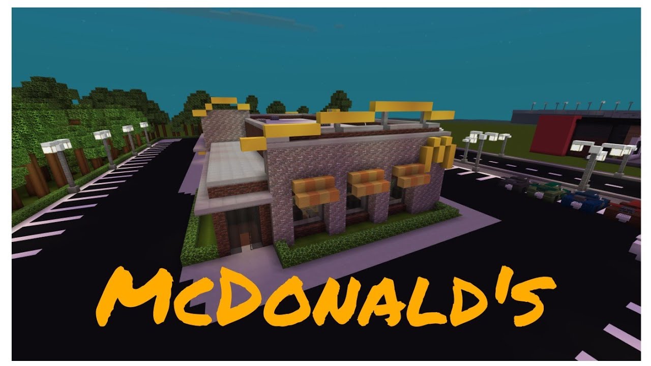 Minecraft McDonald's (showcase) - YouTube