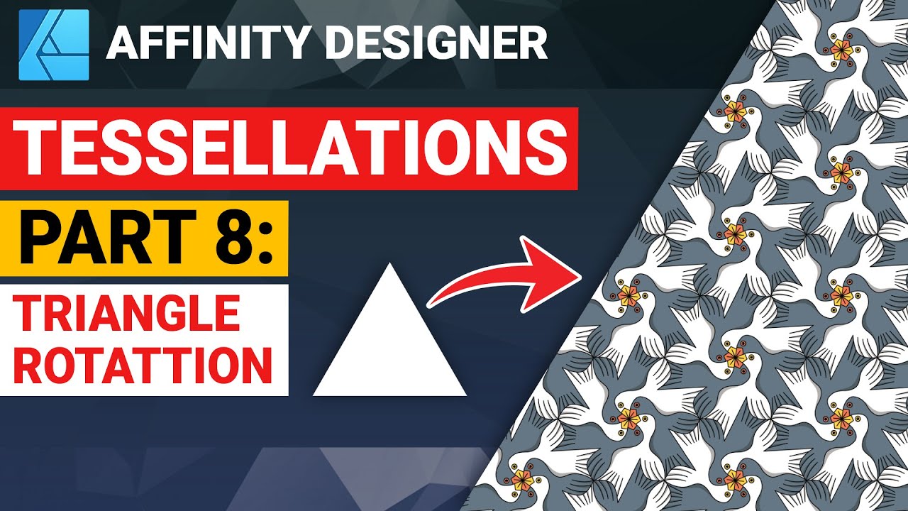 Affinity Designer | Tessellations Part 8: Rotation Tessellation Using ...