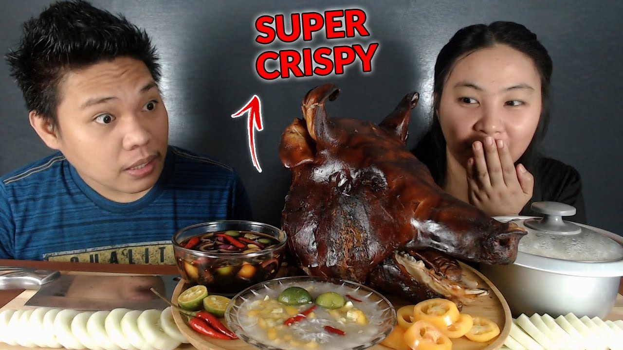 SUPER CRISPY LECHON ULO NG BABOY collab with @Normz Tv - YouTube