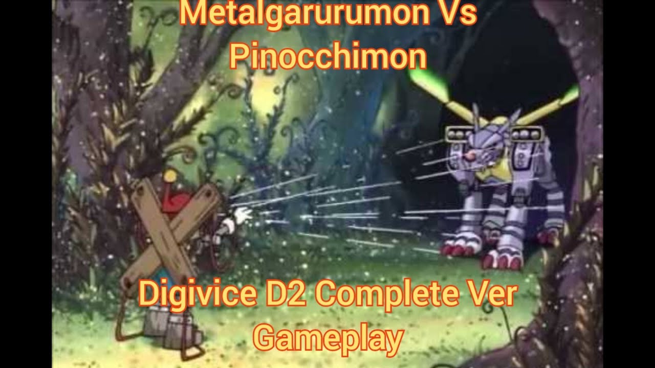 Digimon Digivice D2 Complete ver Map 3 Boss 3, Metalgarurumon Vs ...