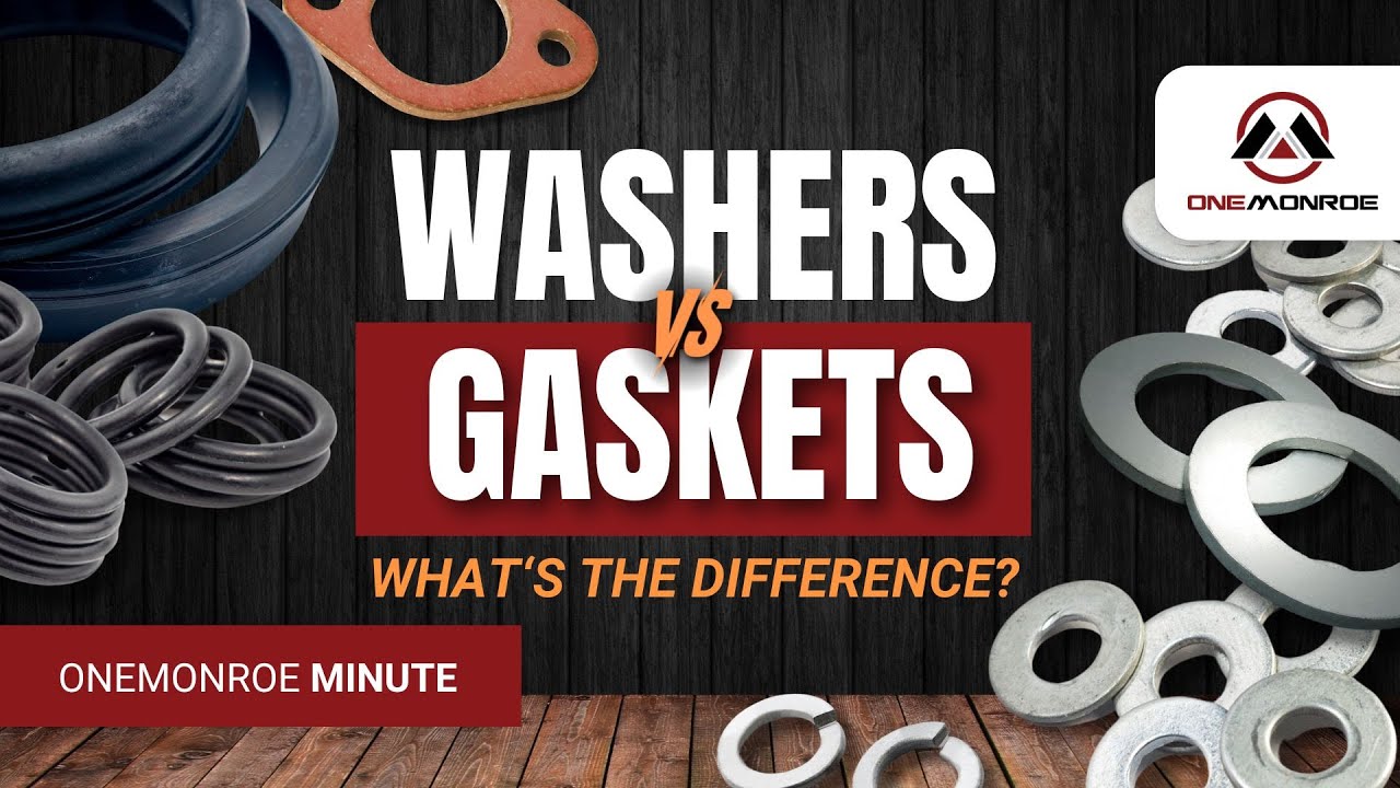 Washers vs Gaskets: What's the Difference? - YouTube