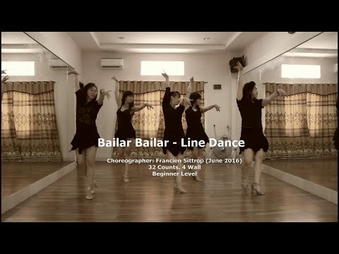 Bailar Bailar - Line Dance - YouTube