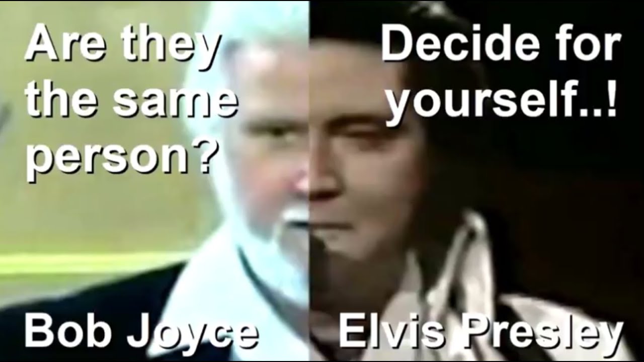 Elvis Presley and Bob Joyce! Are They The Same Person? You Decide for ...