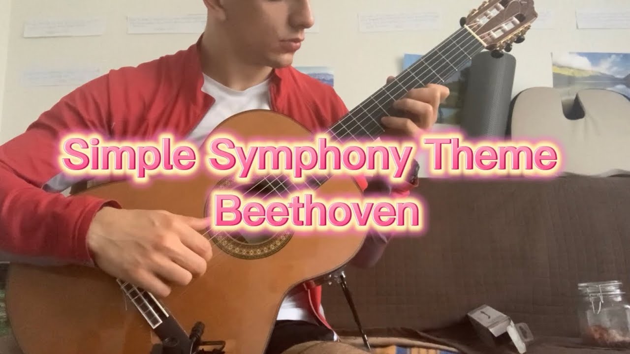Simple Symphony Theme- Beethoven- Fingerstyle Guitar - YouTube
