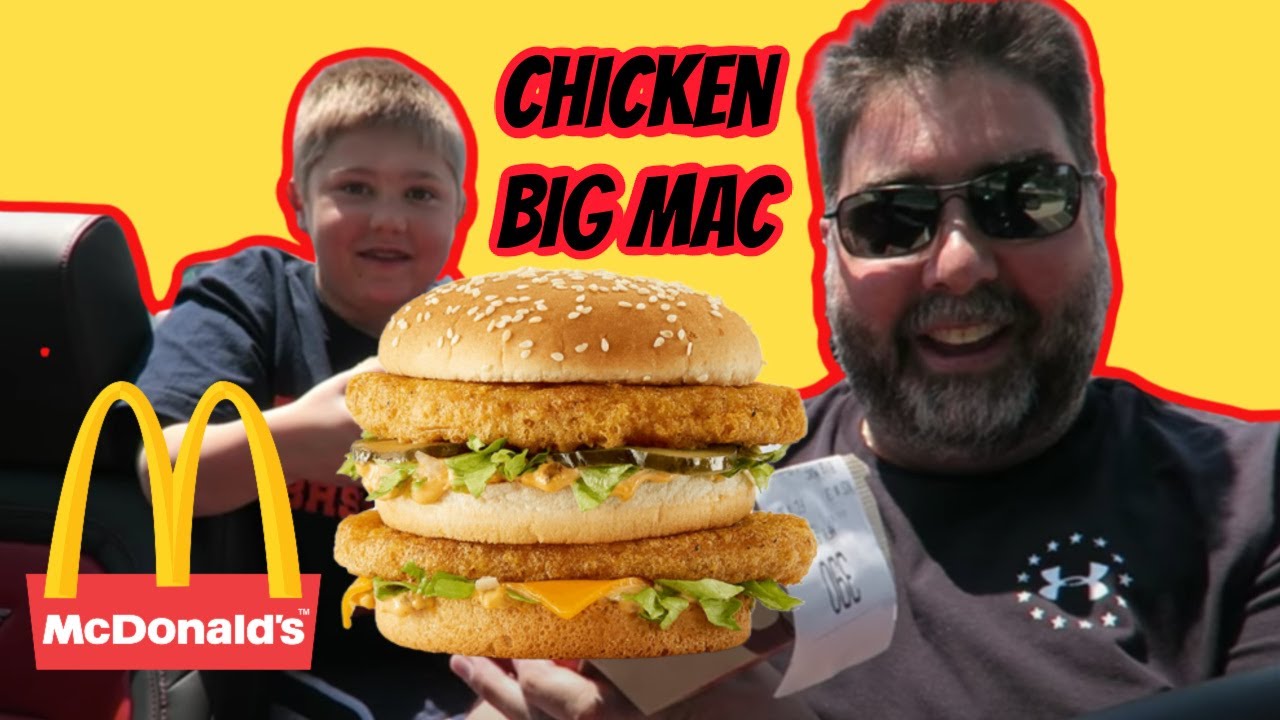 Reviewing The First Chicken Big Mac from McDonalds in the United States ...