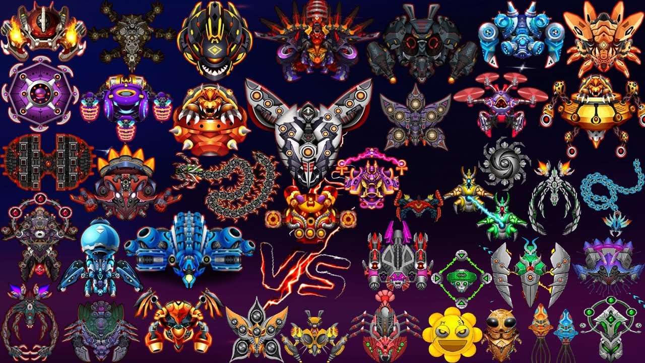 SPACE SHOOTER ALL BOSS || SPACE HUNTER ALL BOSS FIGHT || FROOTO GAMING ...