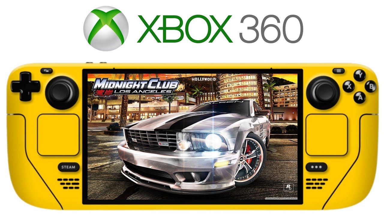Midnight Club LA Steam Deck | Xbox 360 Emulation Steam Deck - YouTube