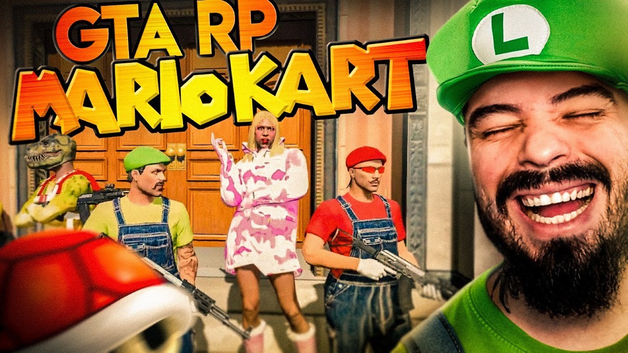 MARIO KART NO GTA RP - YouTube