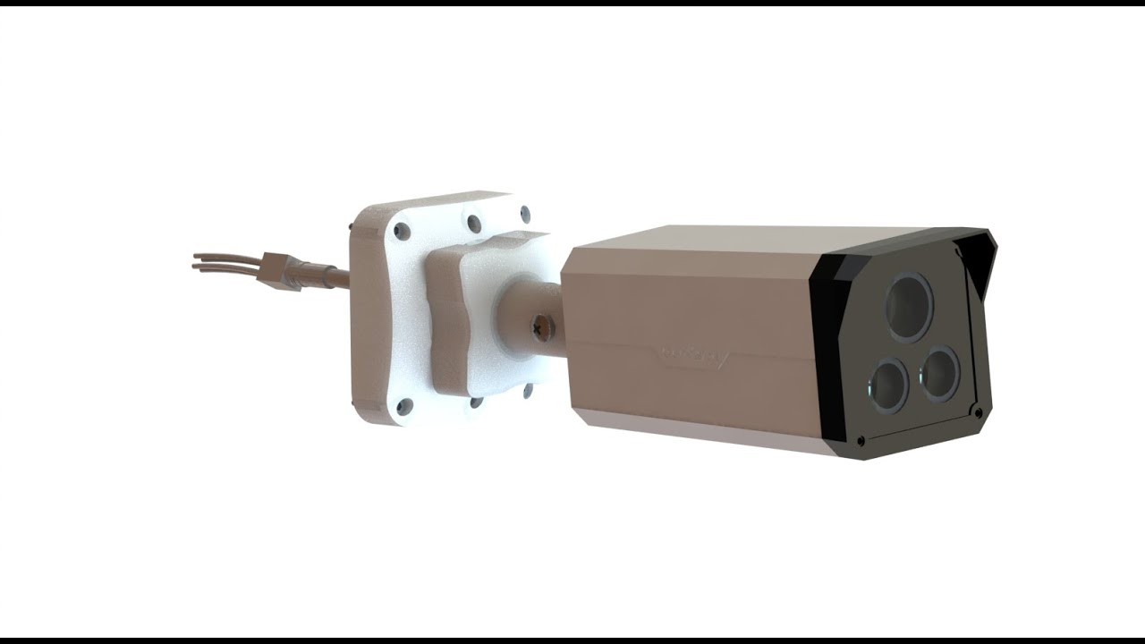 SolidWorks 3D Design and Assembly of an IP Camera - YouTube