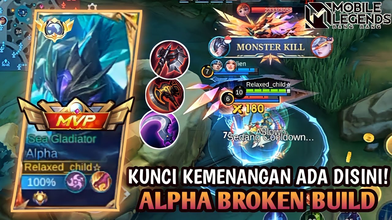 WINSTREAK‼️ALPHA JUNGLER THE REAL SUPER POWER || ALPHA BEST BUILD 2024 ...