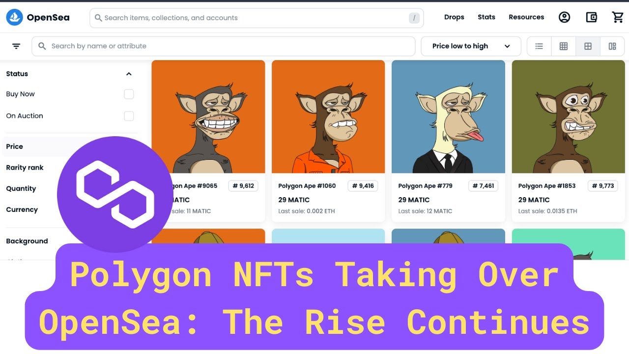 Polygon NFTs Selling on OpenSea for Second Month: A Crypto Trend to ...